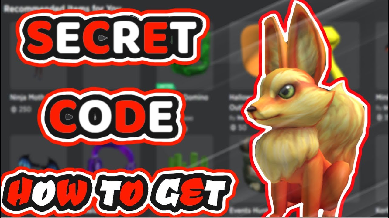 CODE - How to get a NEW FREE Shoulder Accessory in Roblox | Fiery Fox ...