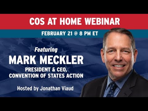 COS at Home with Mark Meckler (February 2024) - YouTube