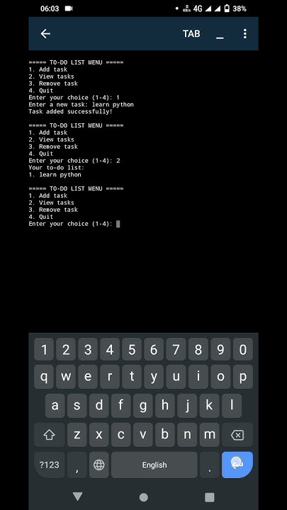 To Do List python program #python #pythonforbeginners - YouTube