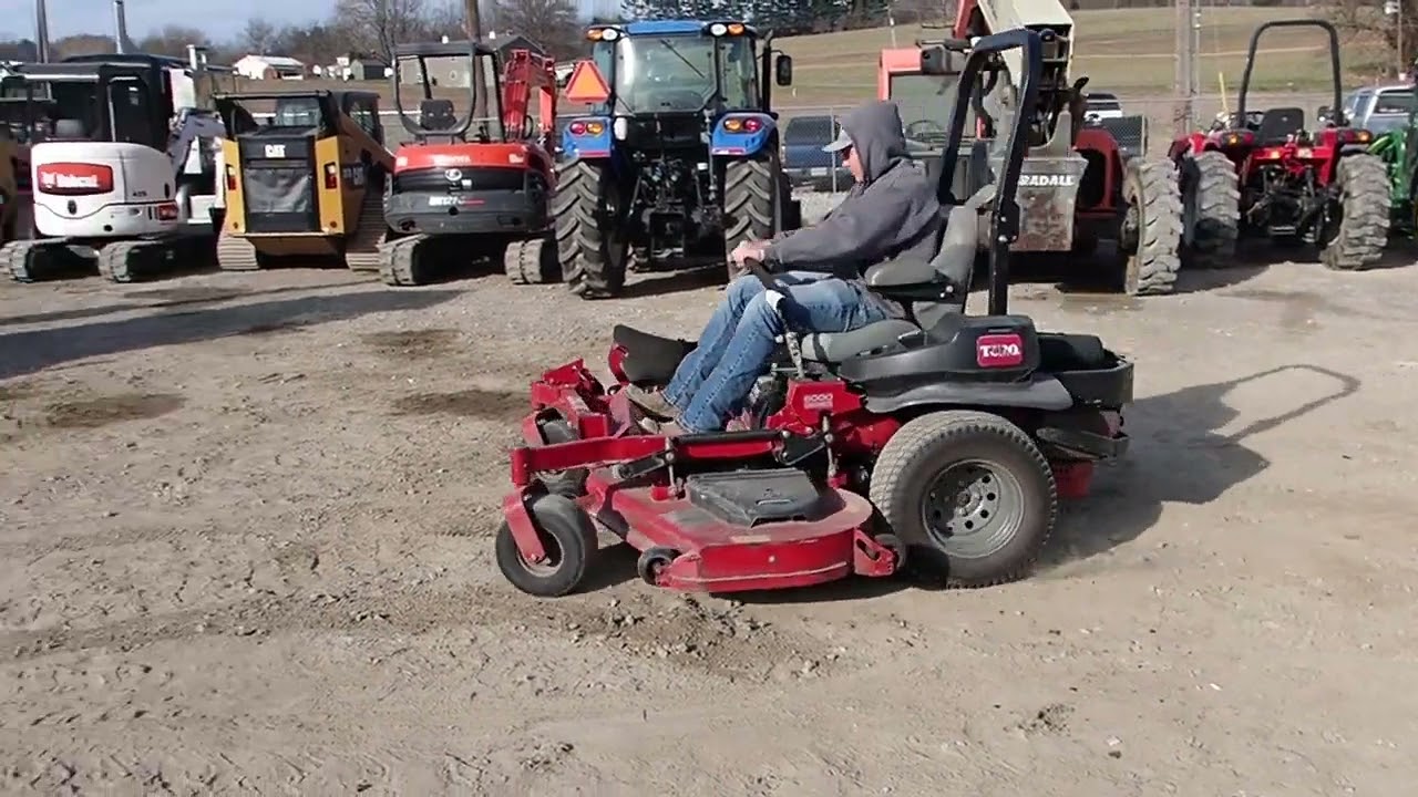 TORO Z MASTER PROFESSIONAL 6000 SERIES ZERO TURN MOWER For Sale - YouTube