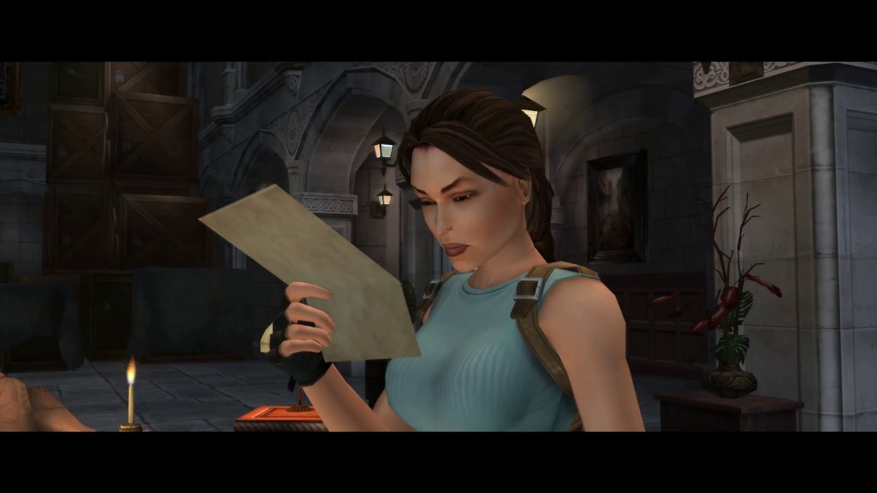 Tomb Raider Anniversary - Cinématique 01 - Lettre de Winston - YouTube