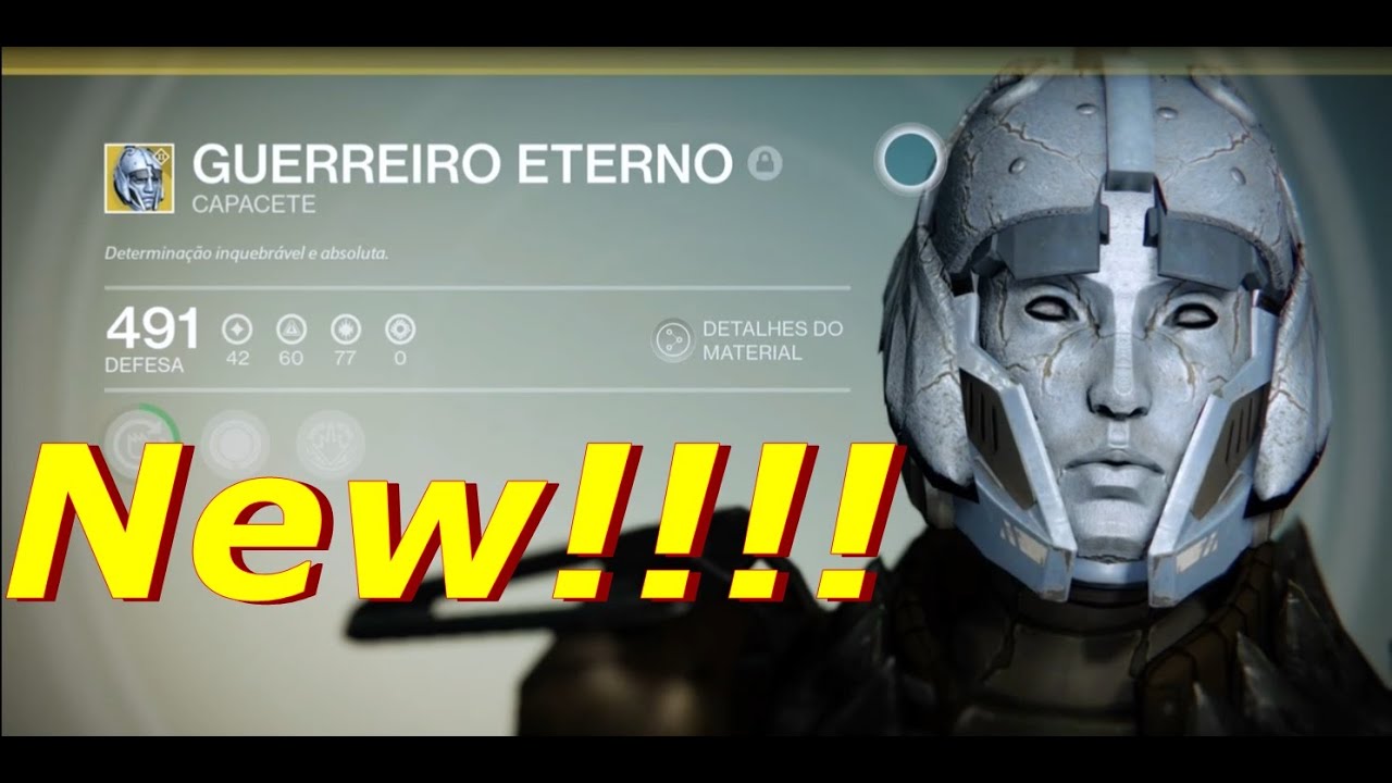 Destiny - New Helmet Exotic Titan (Novo capacete)!!! - YouTube