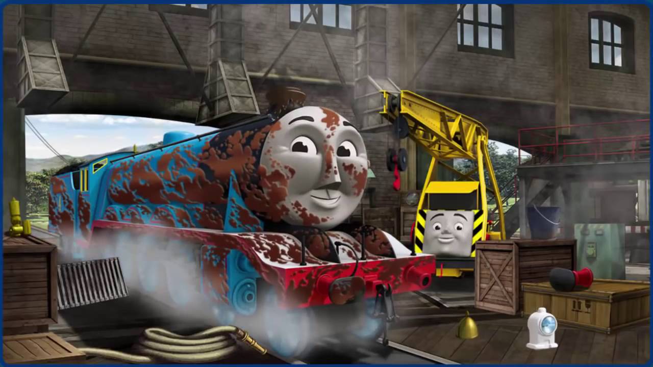 Thomas the Train English Engine Repair Game for Kids - YouTube