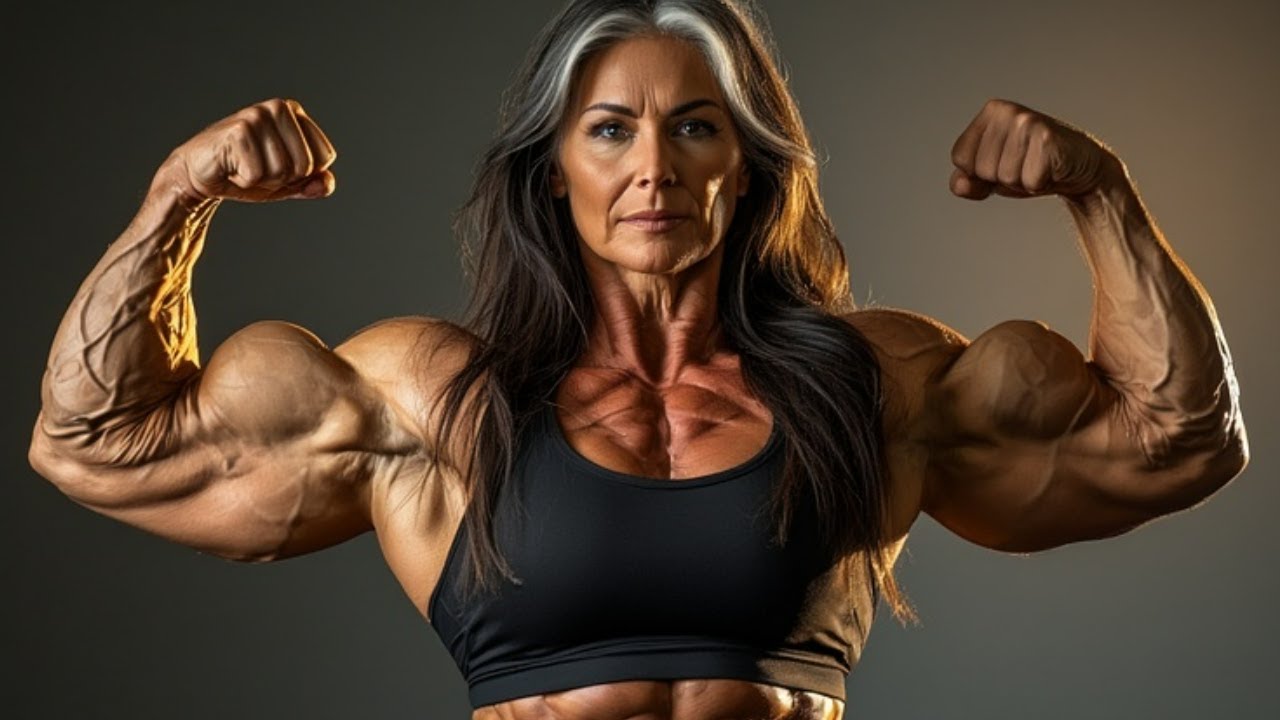 THIS 57 YEAR OLD FEMALE BODYBUILDER HAVE BIG BIG BIG BICEPS : L ...