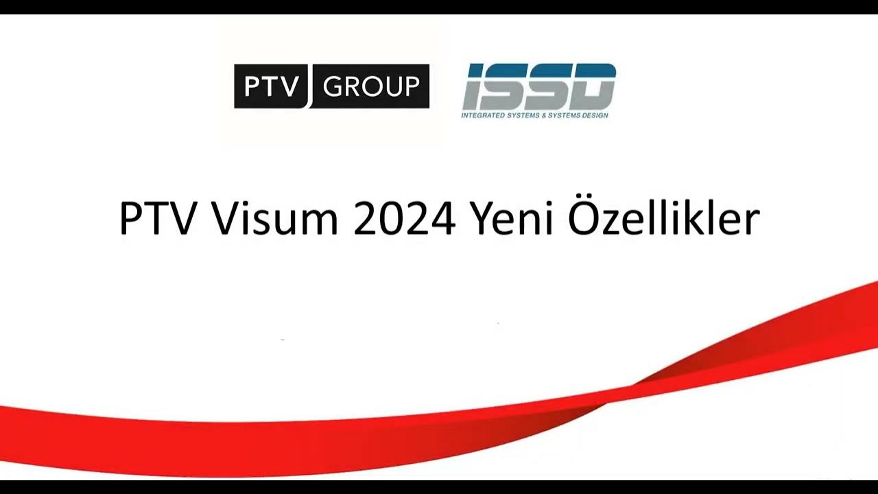 PTV Visum 2024 Yeni Özellikler - YouTube