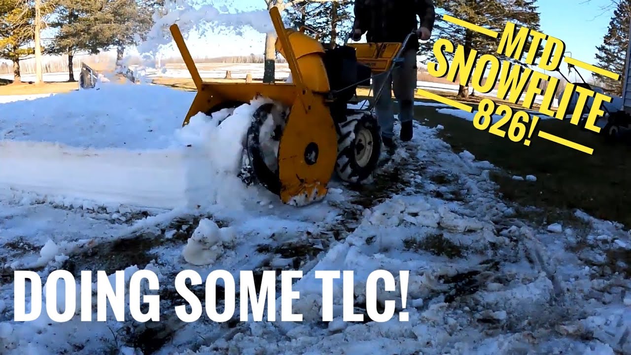 MTD Snowflite 826: Will It Start And Operate? Plus, Let's Get It To ...