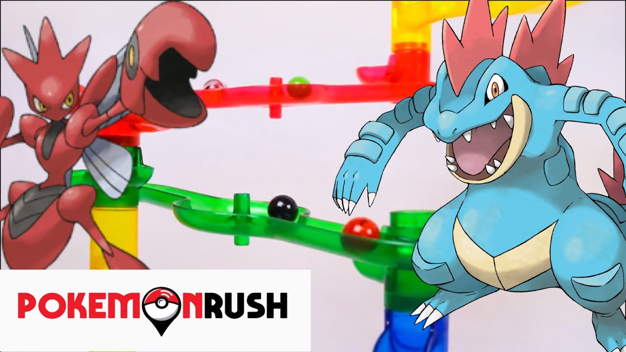 EPIC 2nd Gen Pokemon Marble Race ft. Tyranitar, Hondour & more ...