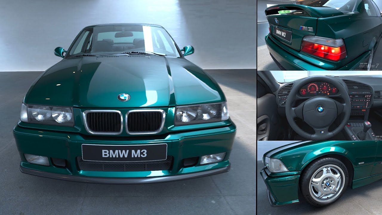 BMW M3 E36 1997 Gran Turismo 7 VR PSVR2 PS5 GT7 Showroom update 1.49 - YouTube