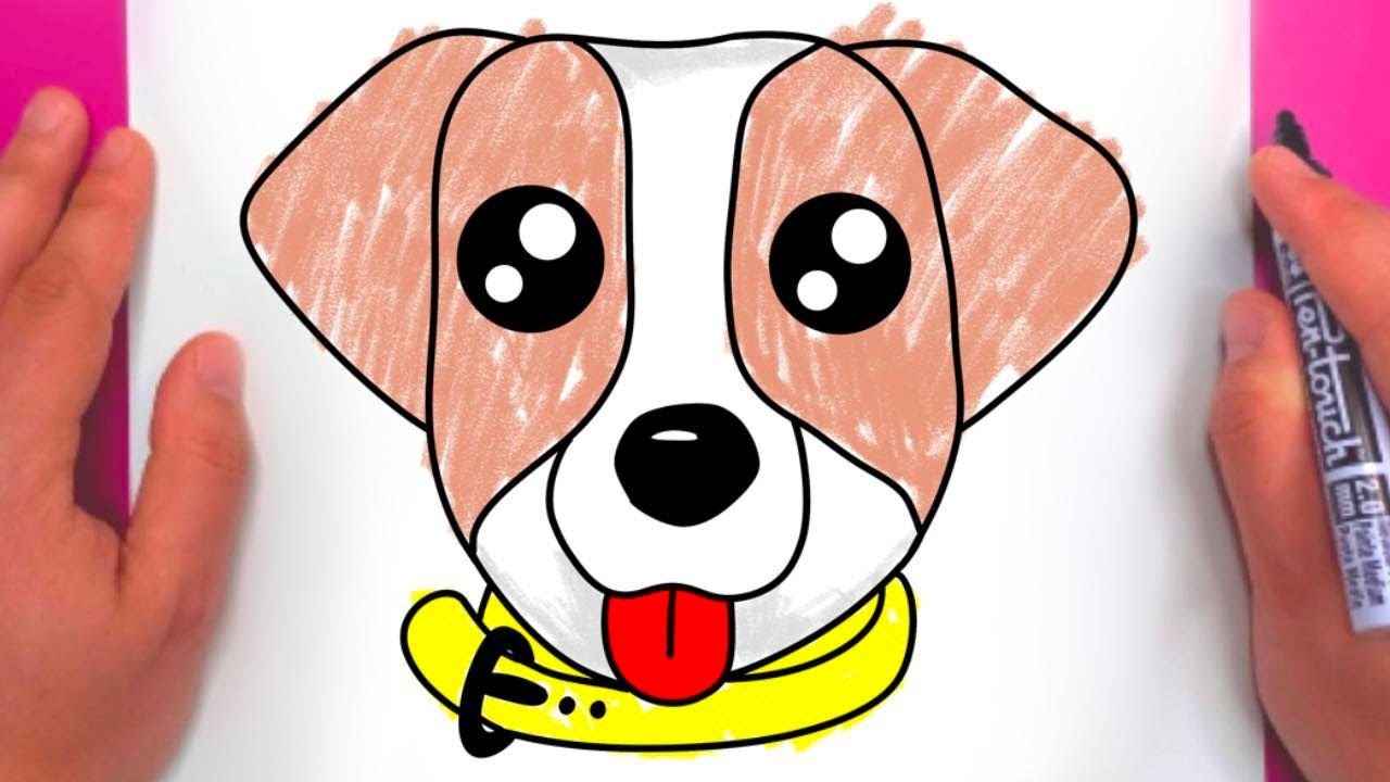 Cum se Deseneaza un CATEL Dragut | CAINE KAWAII Usor de Desenat si ...