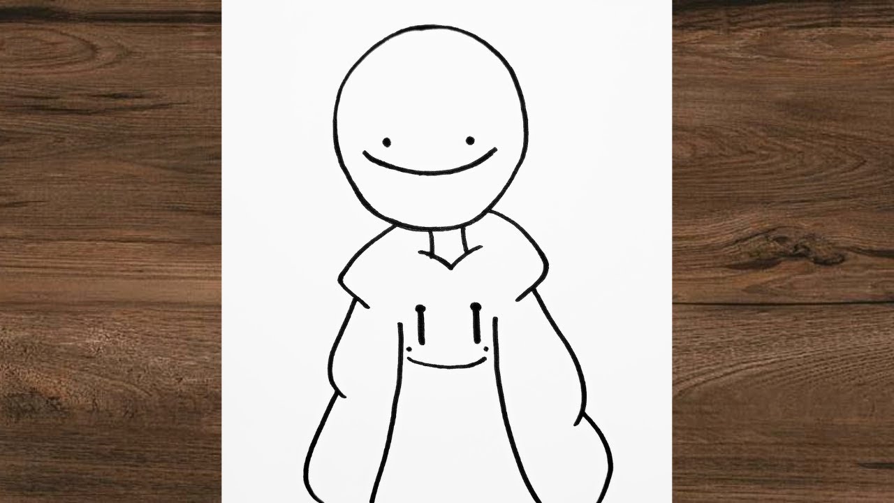 How to draw DREAM - MINECRAFT │ EASY drawing tutorial for beginners ...