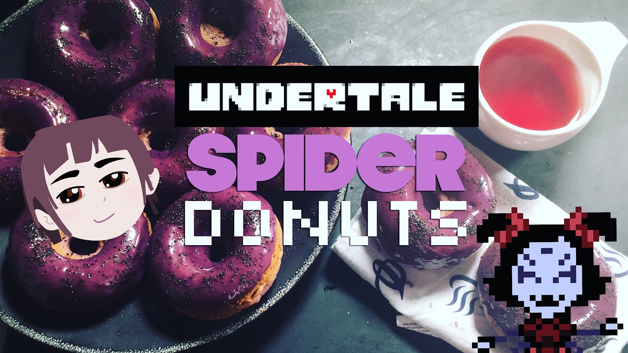How to Make Undertale Spider Donuts - YouTube