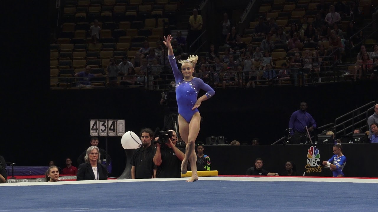 Riley McCusker – Floor Exercise – 2018 U.S. Gymnastics Championships ...