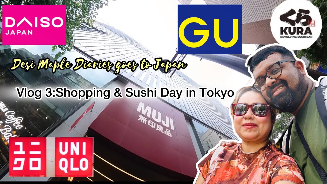 Muji Flagship Tour + Uniqlo,GU And Kura Sushi Adventure | Epic Shopping ...