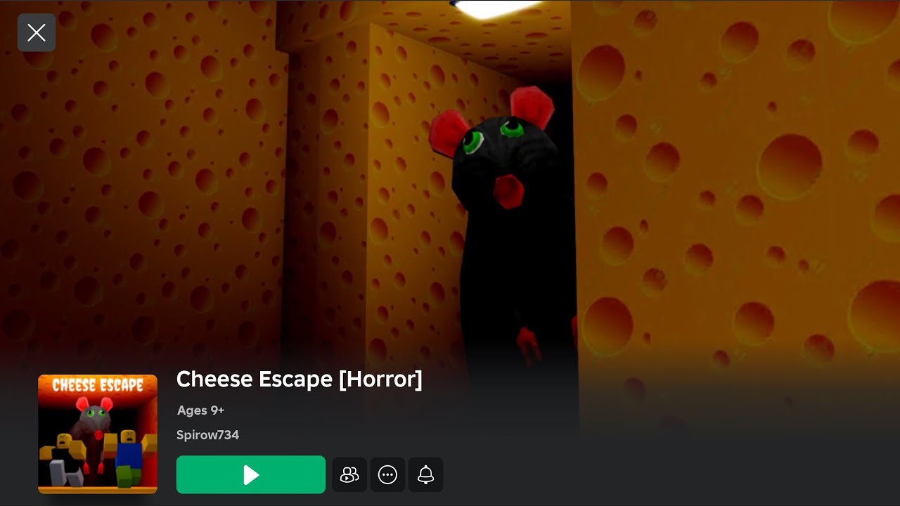Cheese Escape chapter 2 Roblox game complete play through - YouTube