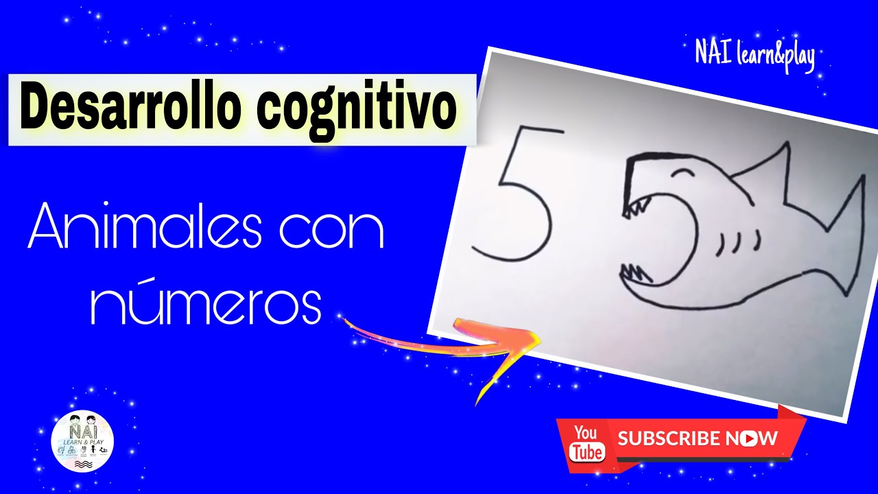 CÓMO HACER Animales con números CON NUESTRAS MANOS! Desarrollo ...