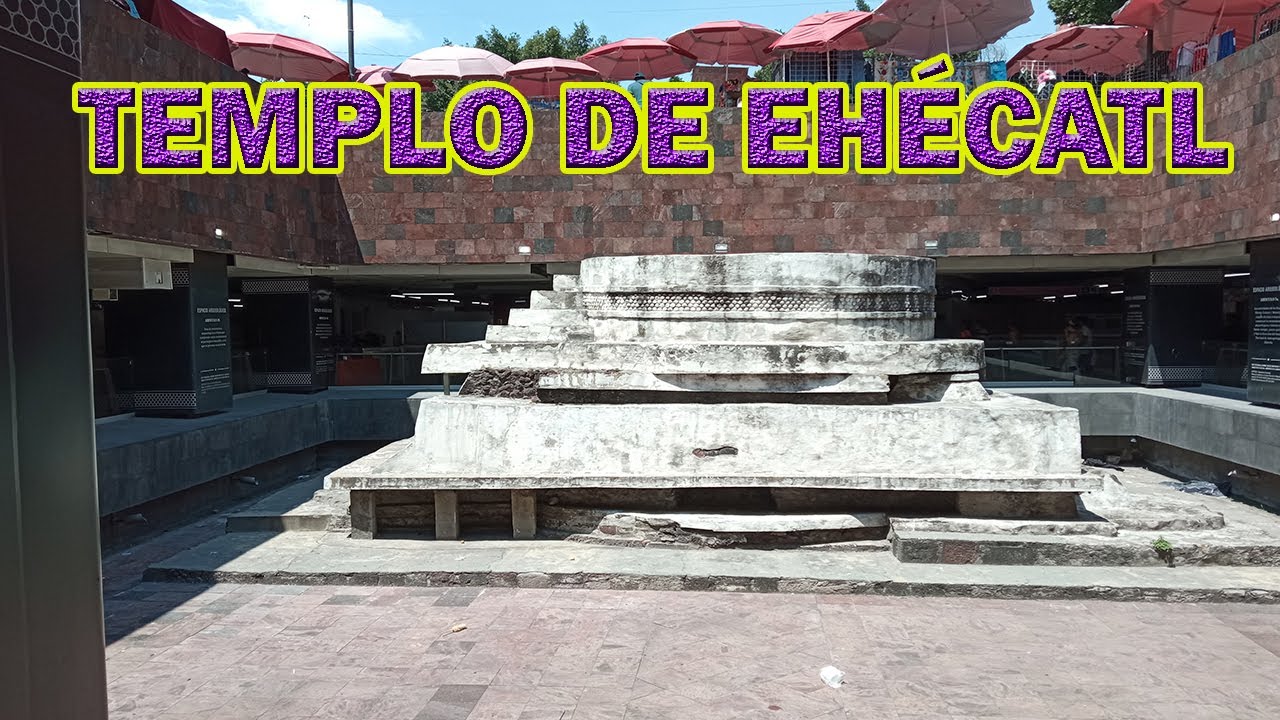 VISITA al TEMPLO de Ehécatl || Estación Pino Suárez - YouTube