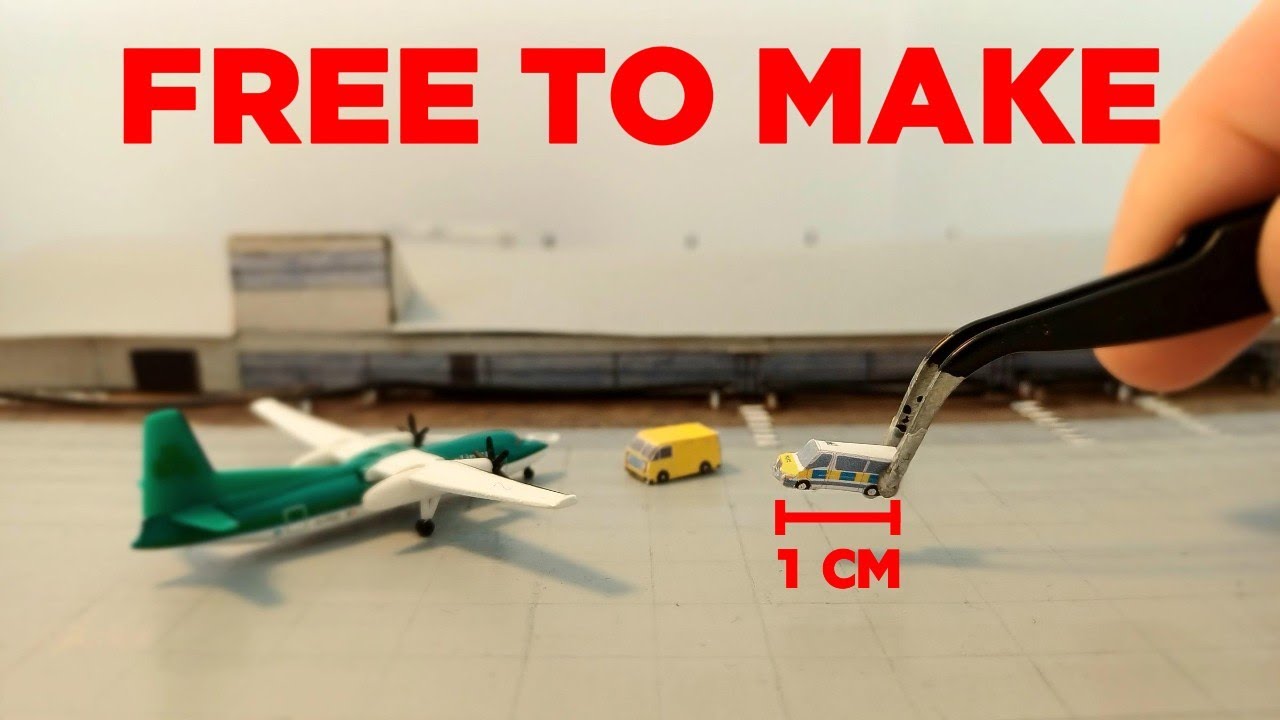 How to make model vehicles out of paper! - YouTube