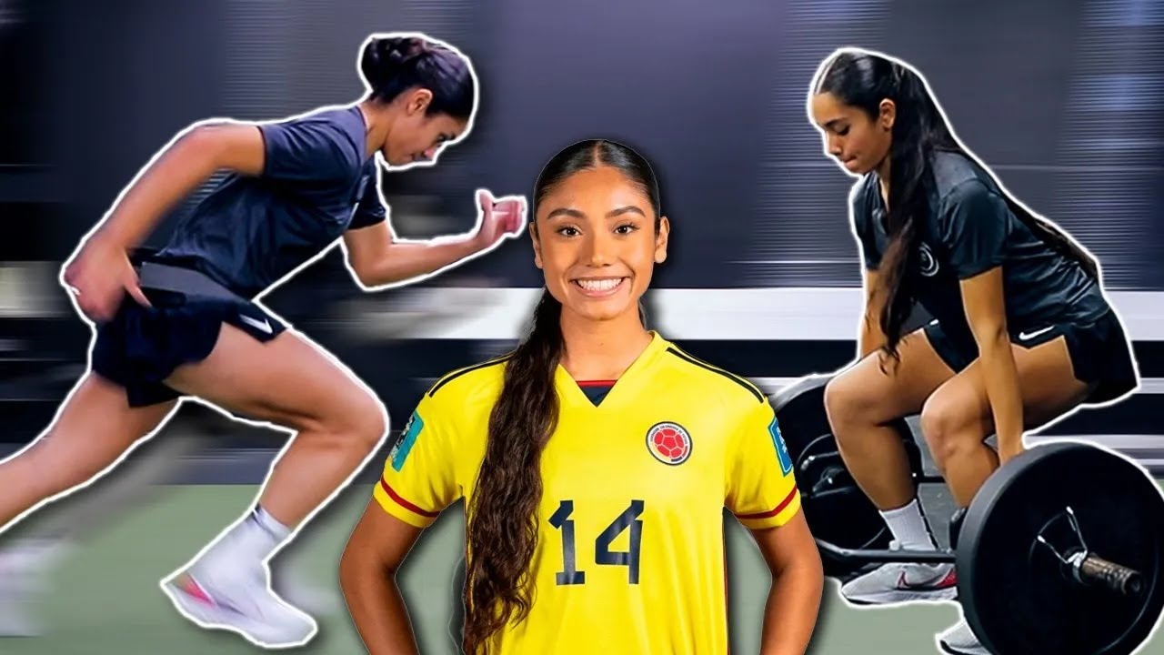 Aceleracion y Fuerza con Pro Angela Baron 🇨🇴💪⚽ - YouTube