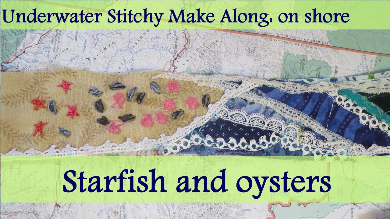 Stitching starfish and oysters | On Shore | Underwater Stitchy Make ...