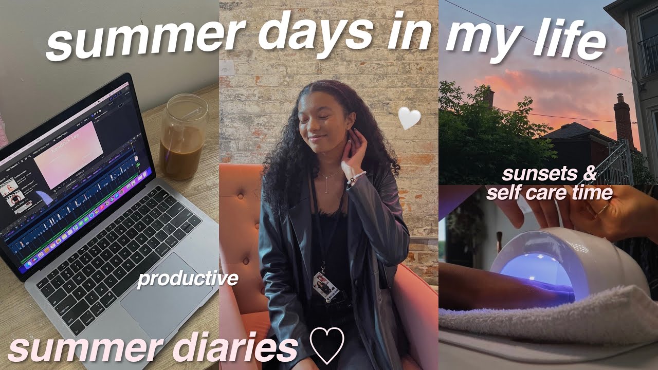 summer days in my life ♡ how to spend summer alone and romanticizing ...