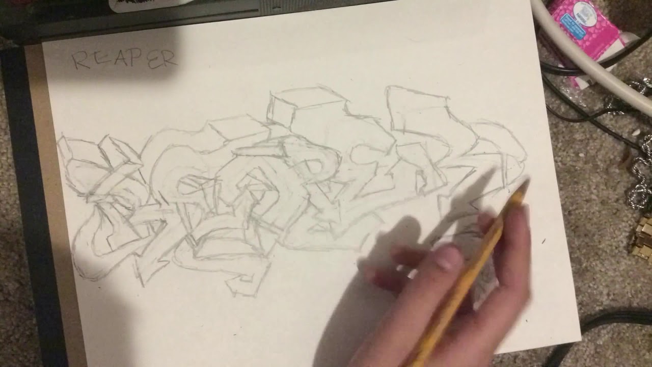 Graff piece pt3. - YouTube