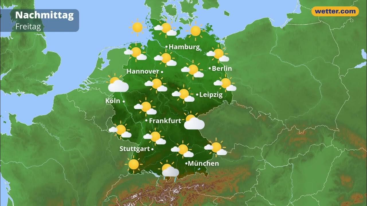 Wetter-Update: Sommerliche Hitze mit bis zu 35 Grad! - YouTube