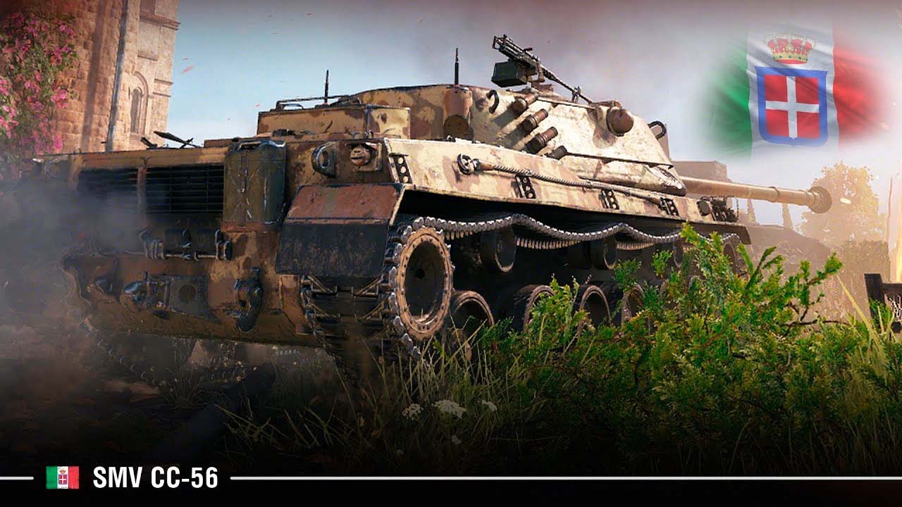 Semovente CC-56 - Седьмой уровень ПТ Италии - YouTube