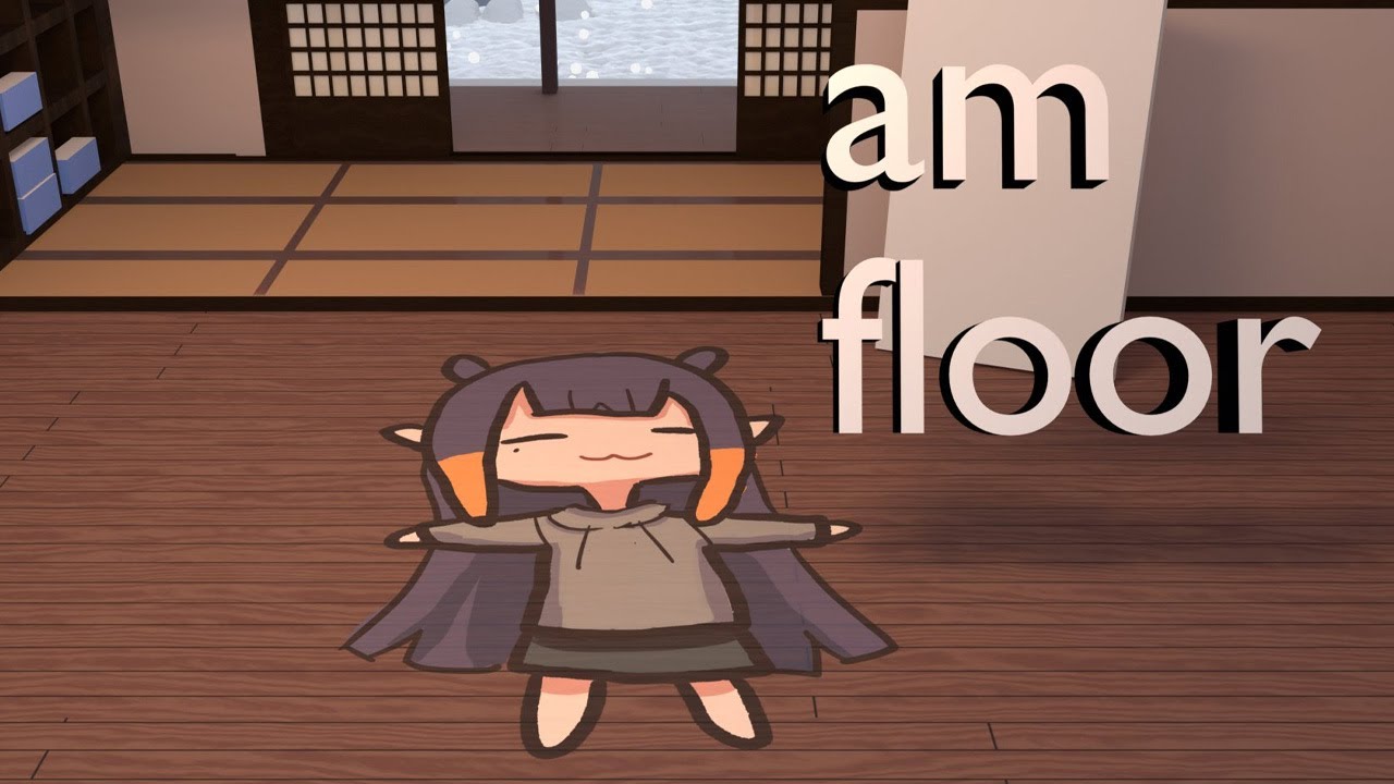 Ina becoming one with the floor - YouTube