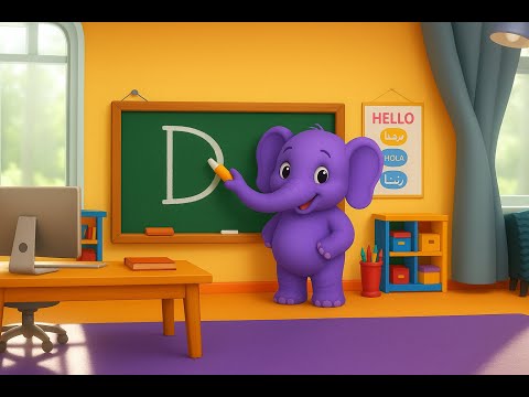 D Harfi Öğreniyoruz! ✨ Eğlenceli Harf Şarkısı | Okul Öncesi | ZuuZuu ile ABC