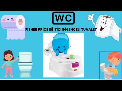 Fisher Price Eğitici ve Eğlendirici Tuvalet Türkçe, Müzikli/Lazımlık Tanıtımı Kullanım/ Funny Toilet