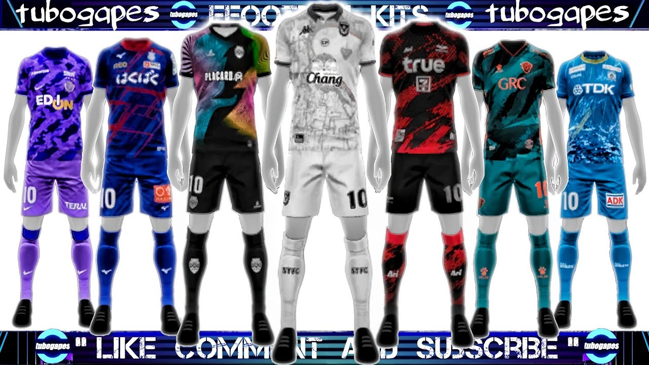 Best Abstrack Kits With Player Name Font eFootball 2024🔥 - YouTube