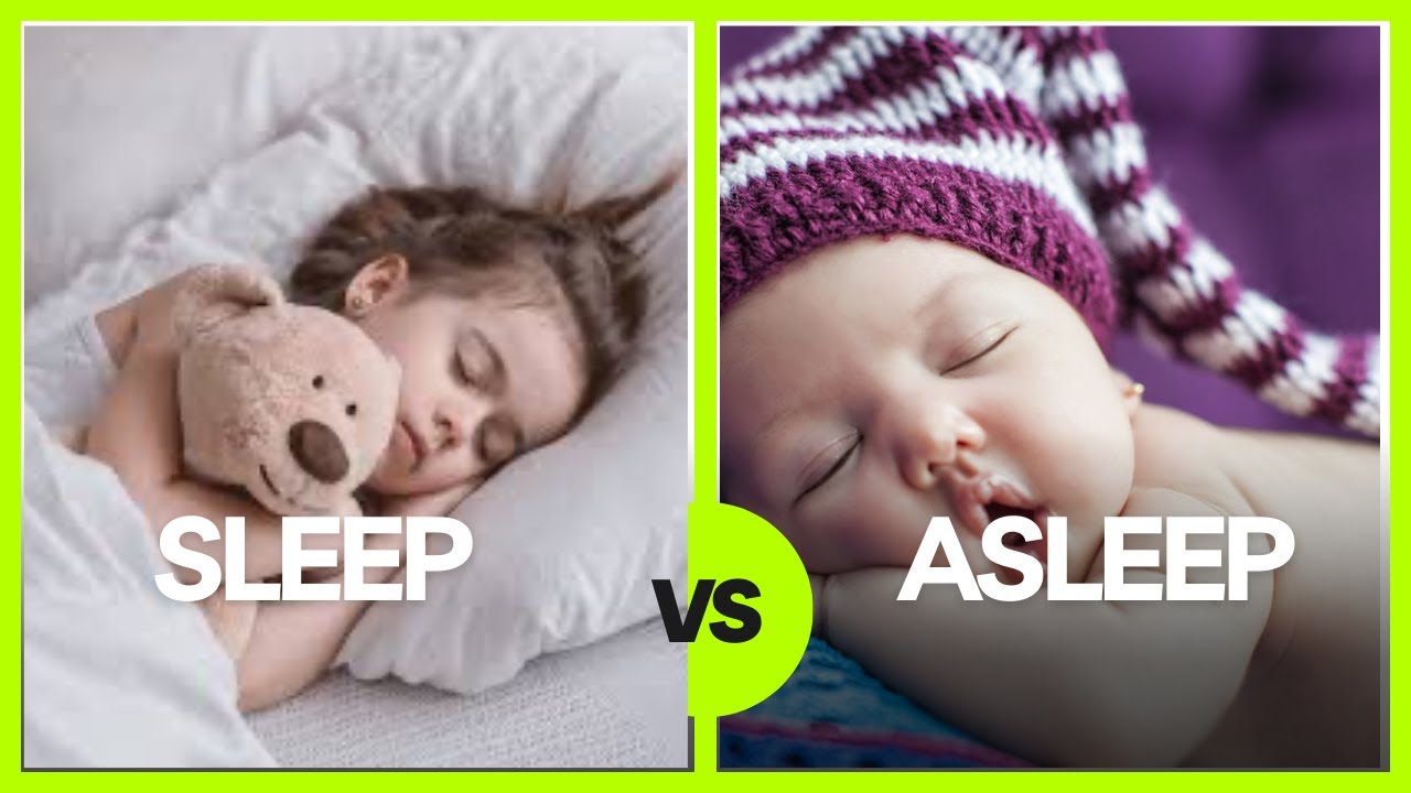 sleep vs asleep II spoken English II Competitive English II grammar ...