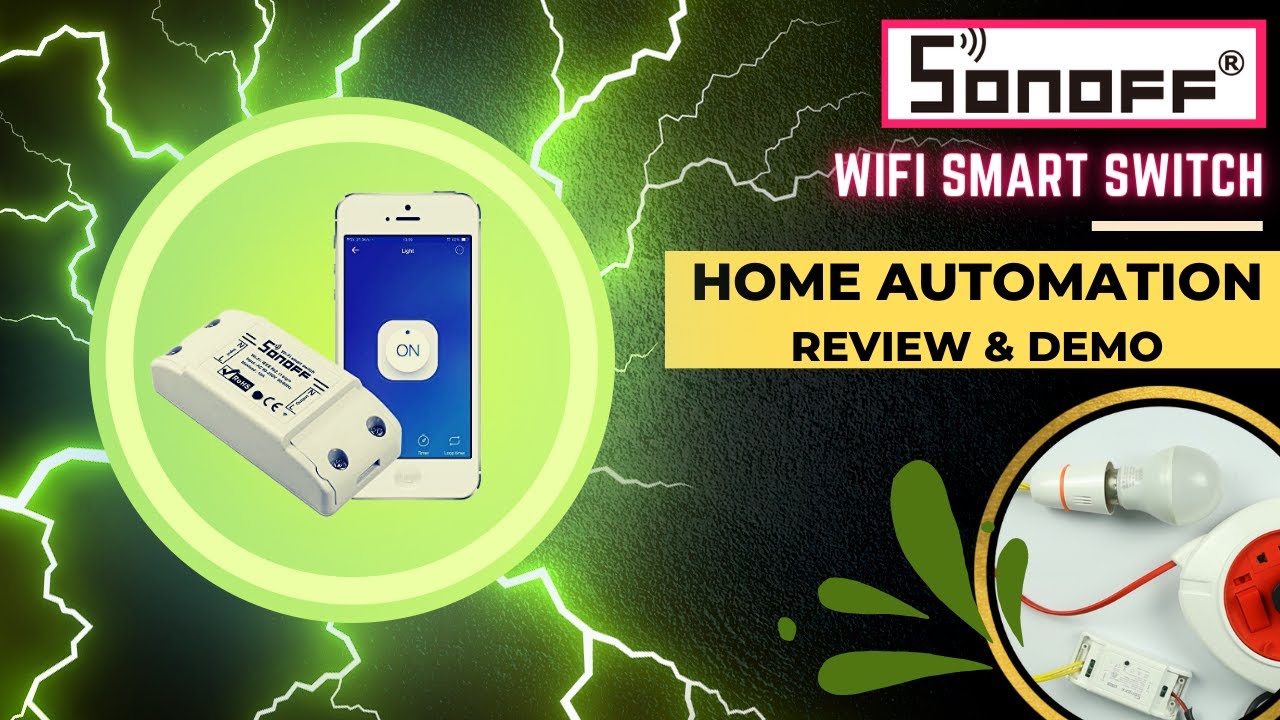 Sonoff Home Automation WiFi Basic Smart Switch | Demo and Review - YouTube