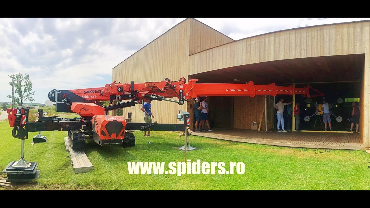 Macara spider JEKKO SPX1280 montaj sticla 800 Kg spiders.ro - YouTube