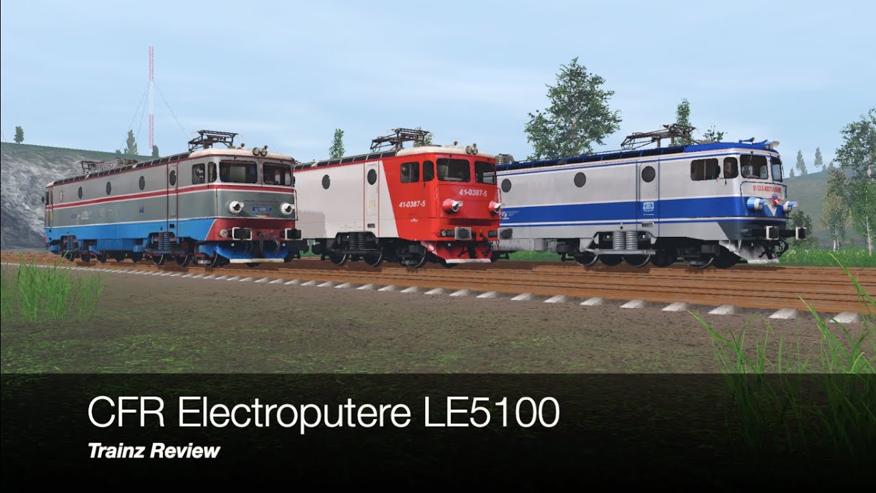 CFR Electroputere LE5100 Trainz 3 Review - YouTube