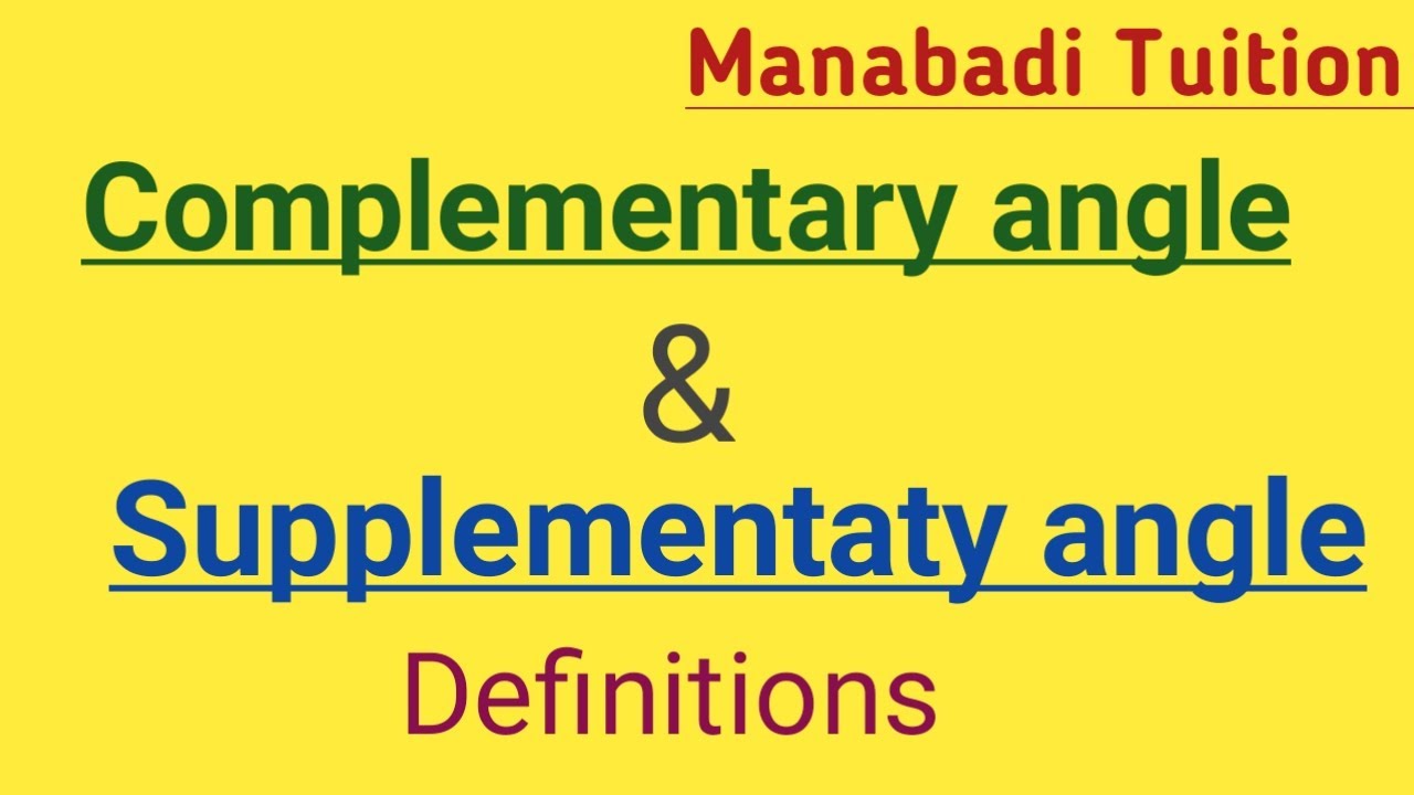 Complementary And Supplementary Angles Definition Complementary Angle complementary-and-supplementary-angles-definition-complementary-angle