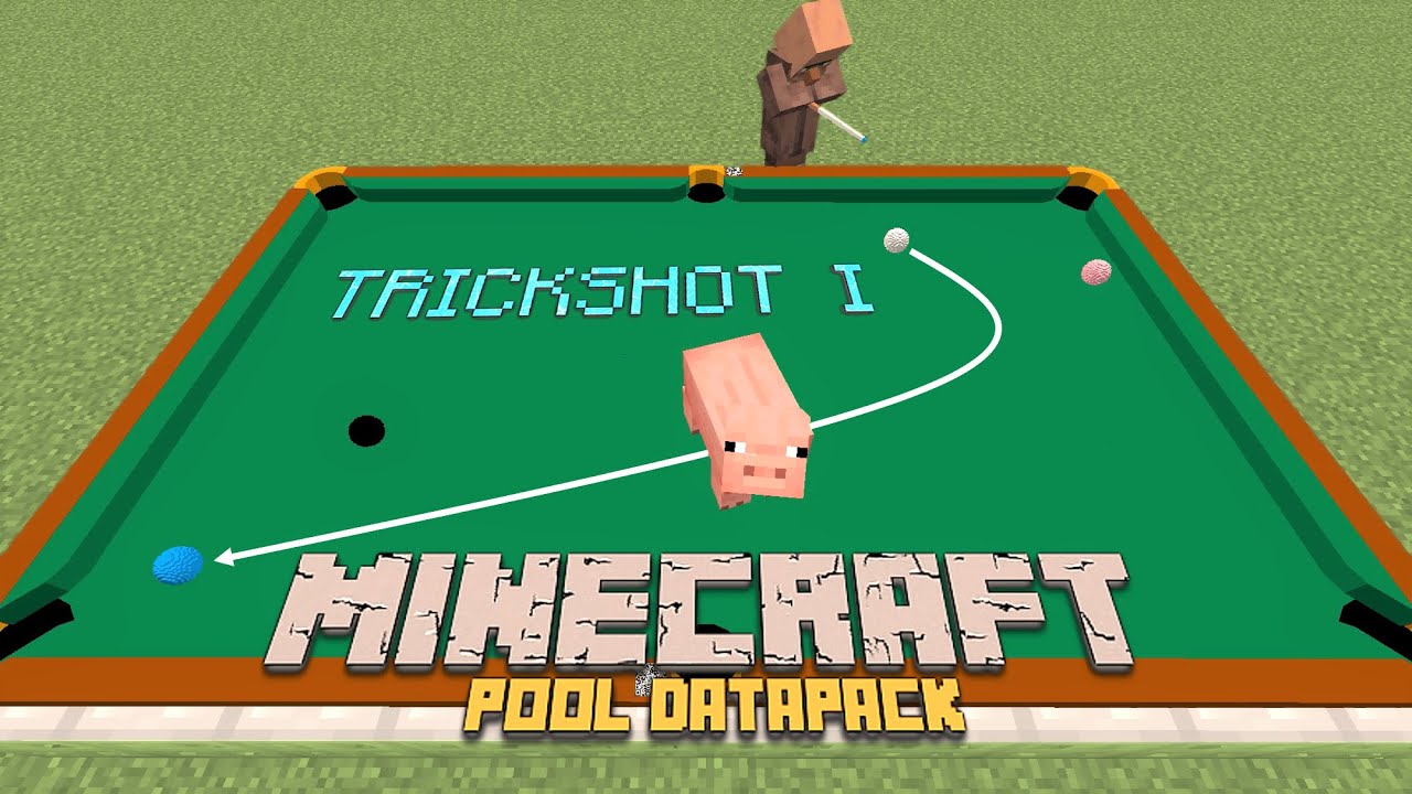 Minecraft Pool Datapack with Realistic Appearance and Physics. Play ...