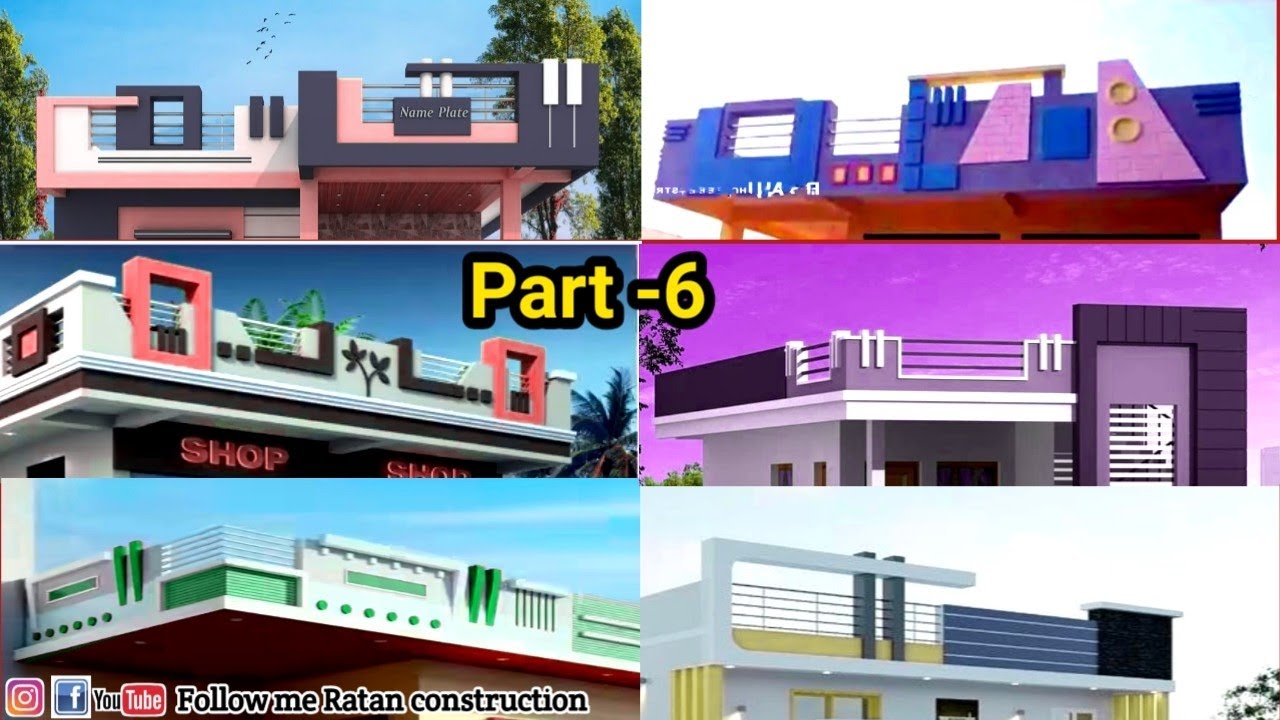 30 Parapet Wall Design Ideas || Roof Parapet Railing Design || parapet ...