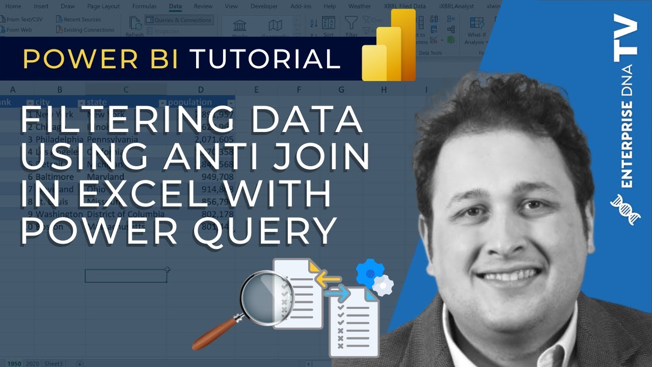 How To Filter Data Using Anti Join In Excel With Power Query YouTube How To Filter Data Using Anti Join In Excel With Power Query YouTube