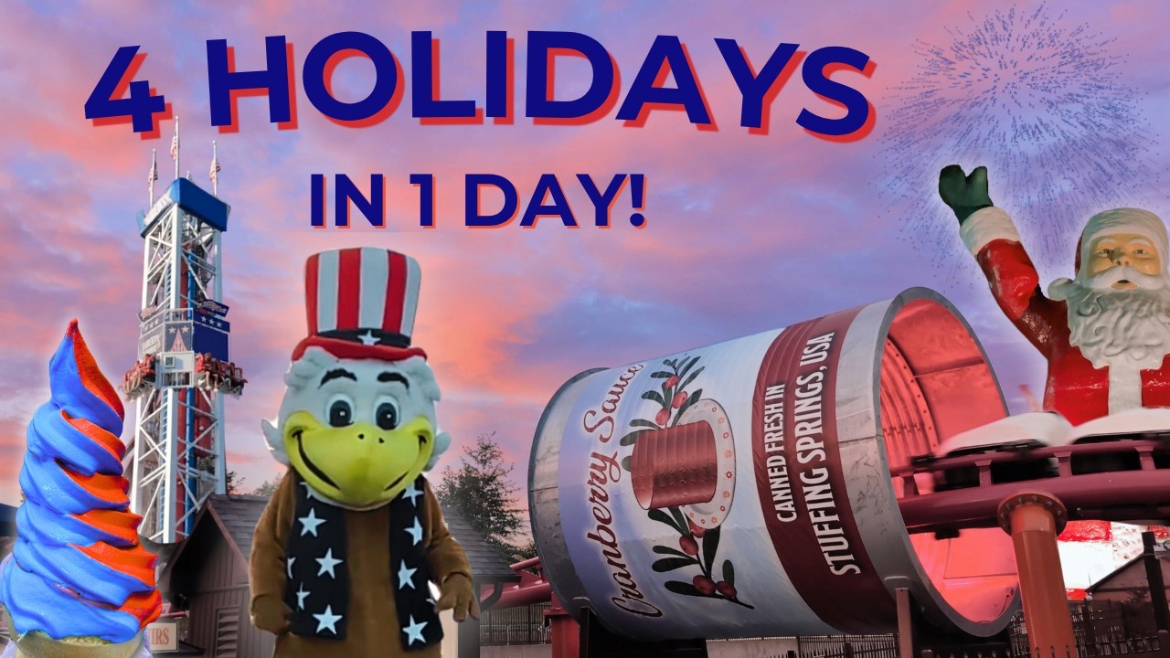 Celebrating Every Holiday at Holiday World in 1 day! - YouTube