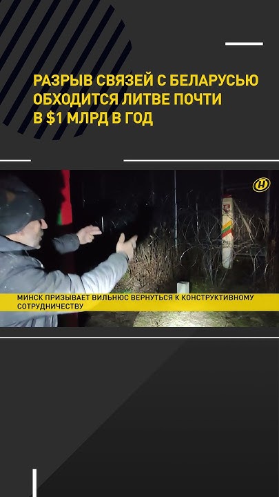 Разрыв связей с Беларусью обходится Литве почти в 1 млрд в год Shorts