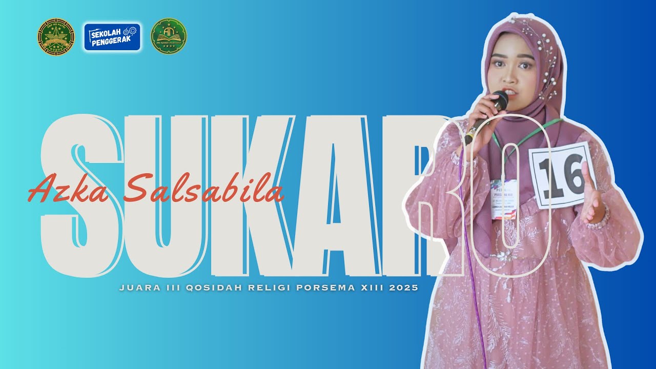 SUKARO || Azka Salsabila JUARA PORSEMA tahun 2025 - YouTube