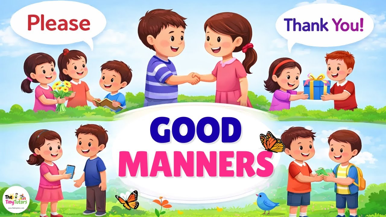 Good Manners for Kids | Learn Good Habits & Etiquette with Pictures ...