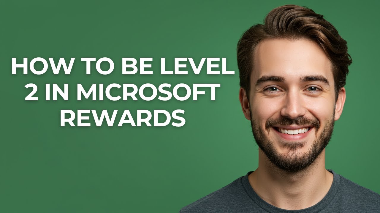 How to Be Level 2 In Microsoft Rewards - GUIDE! - YouTube