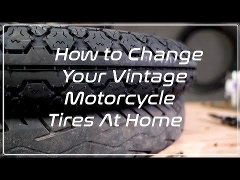 How To Change Your Vintage Motorcycle Tires At Home
