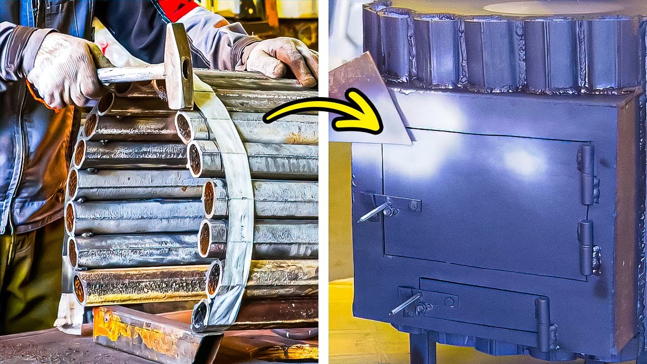 Radiant Flames: Creating a Handmade Backyard Stove from a Repurposed ...
