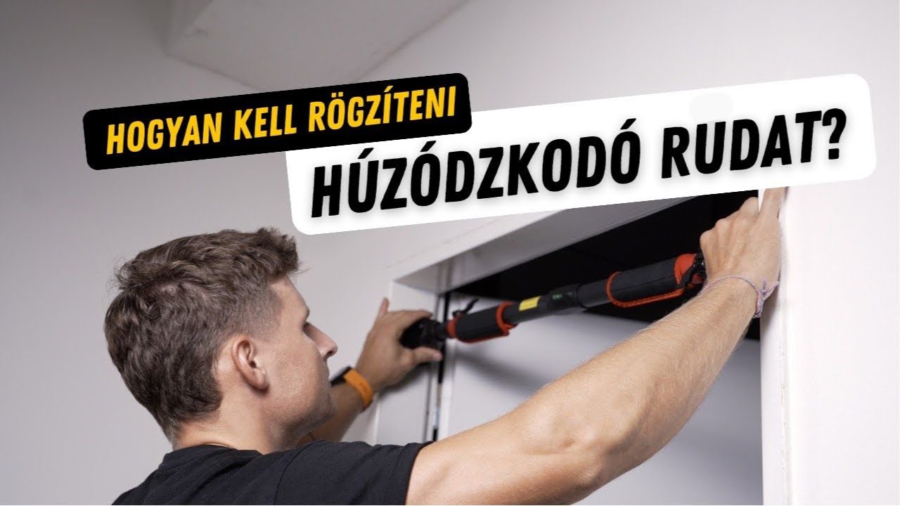 Hogyan rögzítsünk TrainMax húzódzkodó rudat - YouTube