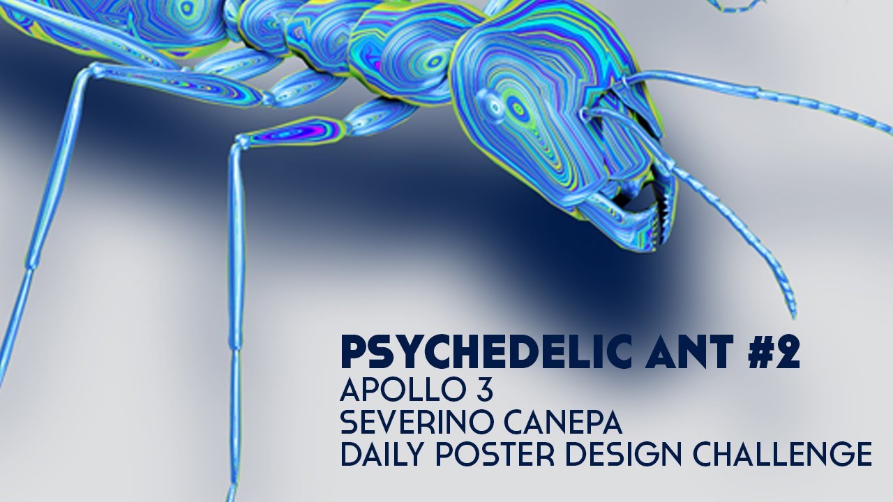 Poster Speed Art #763 Psychedelic Ant #2 - YouTube