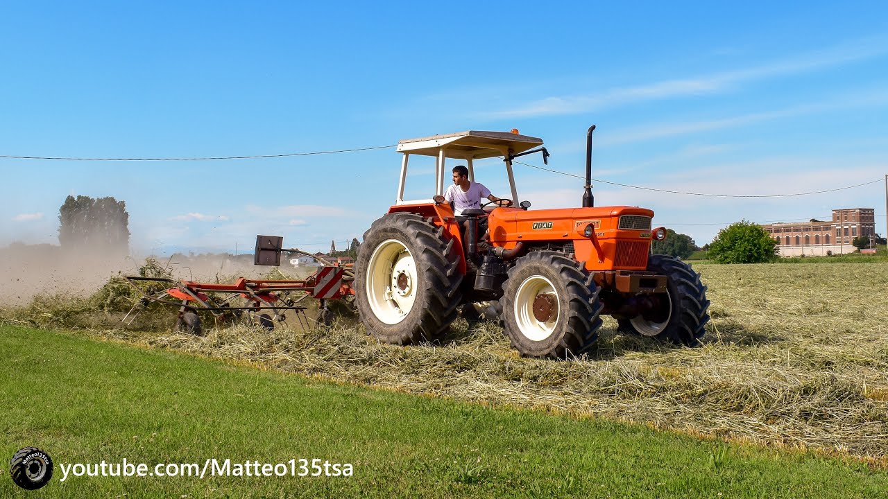 Fiat 1000 DT "Very" Super & Fella voltafieno [FHD] - YouTube