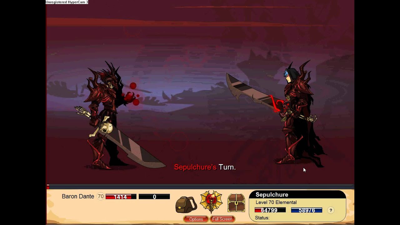 Dragonfable: Baron Dante vs. Sepulchure - YouTube